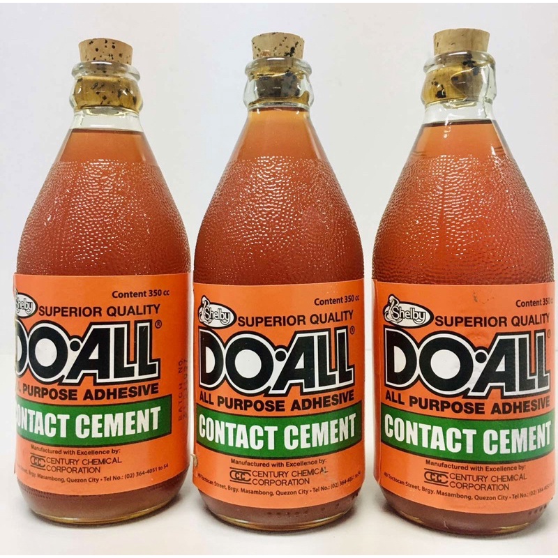 SHELBY DO-ALL all purpose adhesive rugby alternative contact cement ...