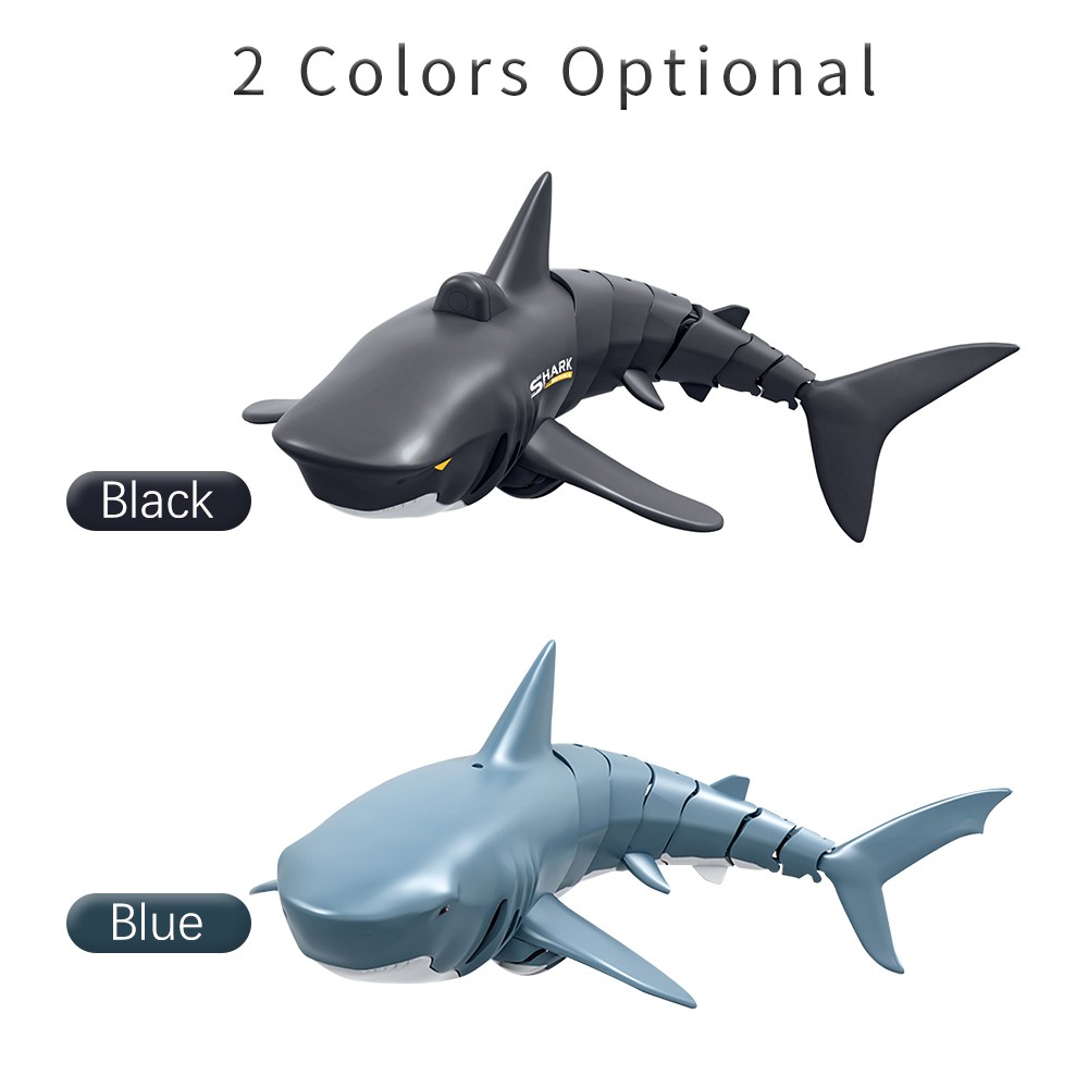 Mini RC Shark Remote Control Toy Swim Toy Underwater RC Boat Electric ...