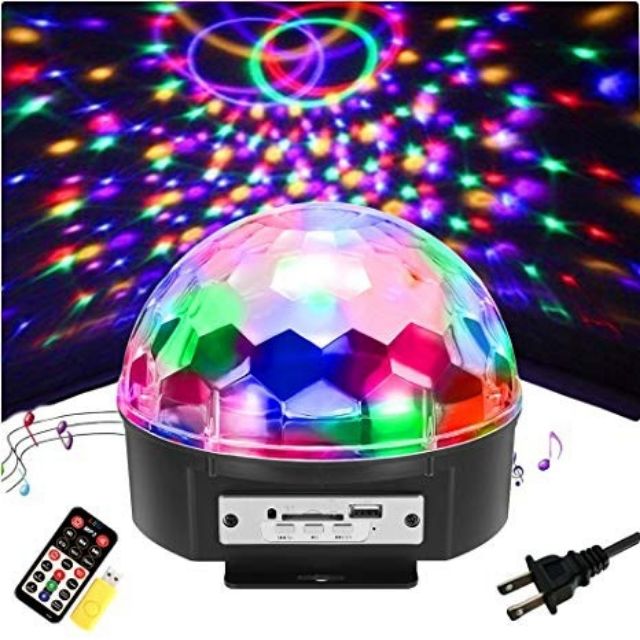 RGB LED Crystal Magic Ball Light W/ MP3 Music Discolight COD | Shopee ...