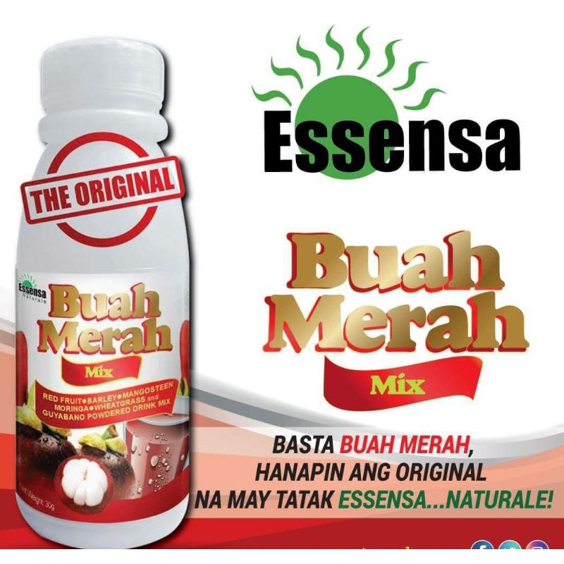 BUAH MERAH MIX by Essensa Original Powder Juice Drink Sante Barley ...
