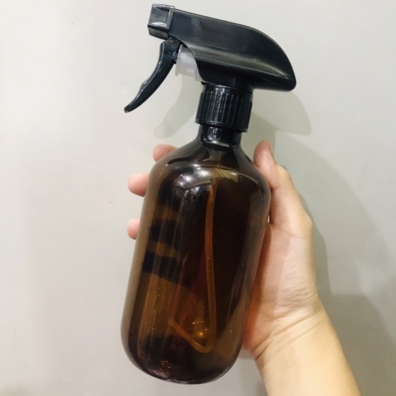 500ml Plastic amber Spray bottle Alcohol spray bottle | Shopee Philippines