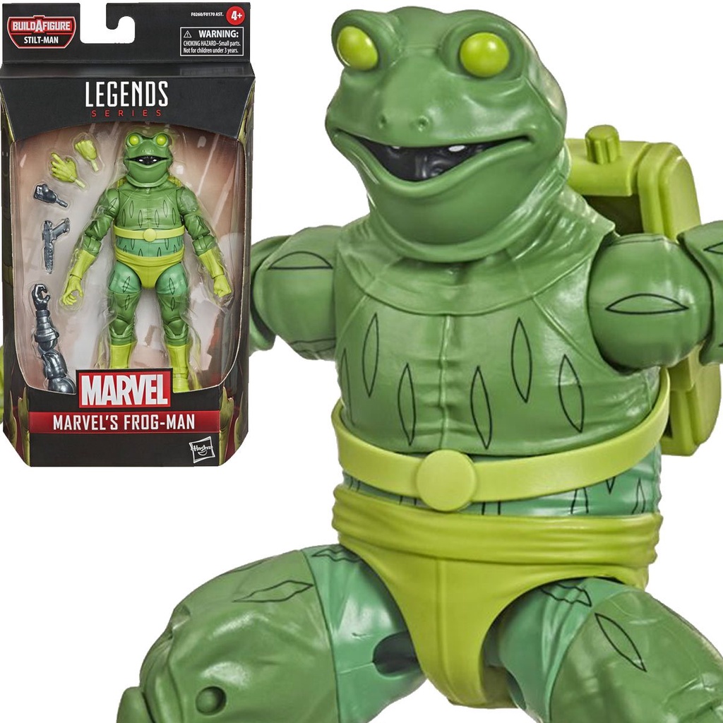Frog-man Hasbro Figure ϟ Marvel Legends Series 6-inch ϟ Classic Comic ...