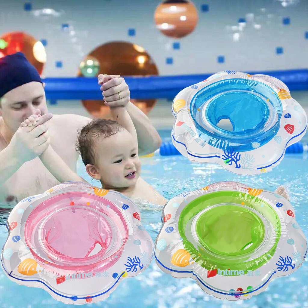 Inflatable Infant Kids Swimming Pool Rings Safety Baby Seat Float Swim ...