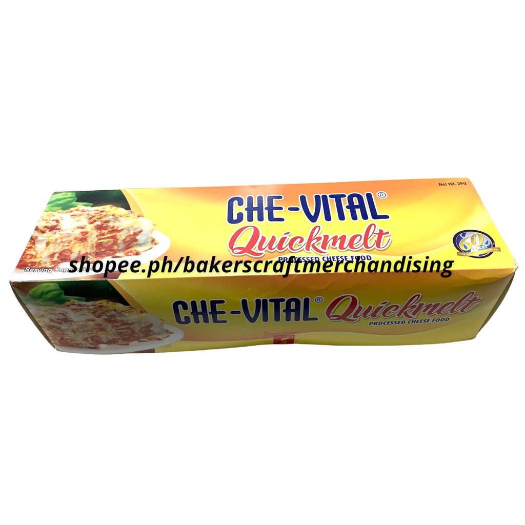Che-Vital Quickmelt Cheese 2 Kg Exp MARCH 30, 2025 | Shopee Philippines