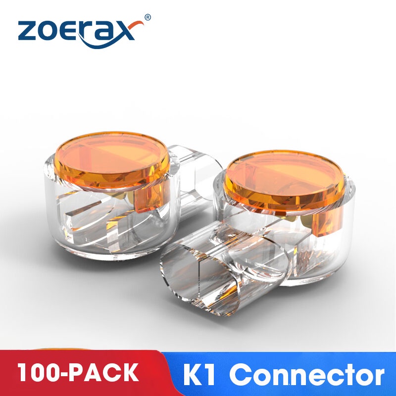 ZoeRax 100PCS K1 K2 K3 Connector Wire Splice Connector RJ45 RJ11 Wiring ...