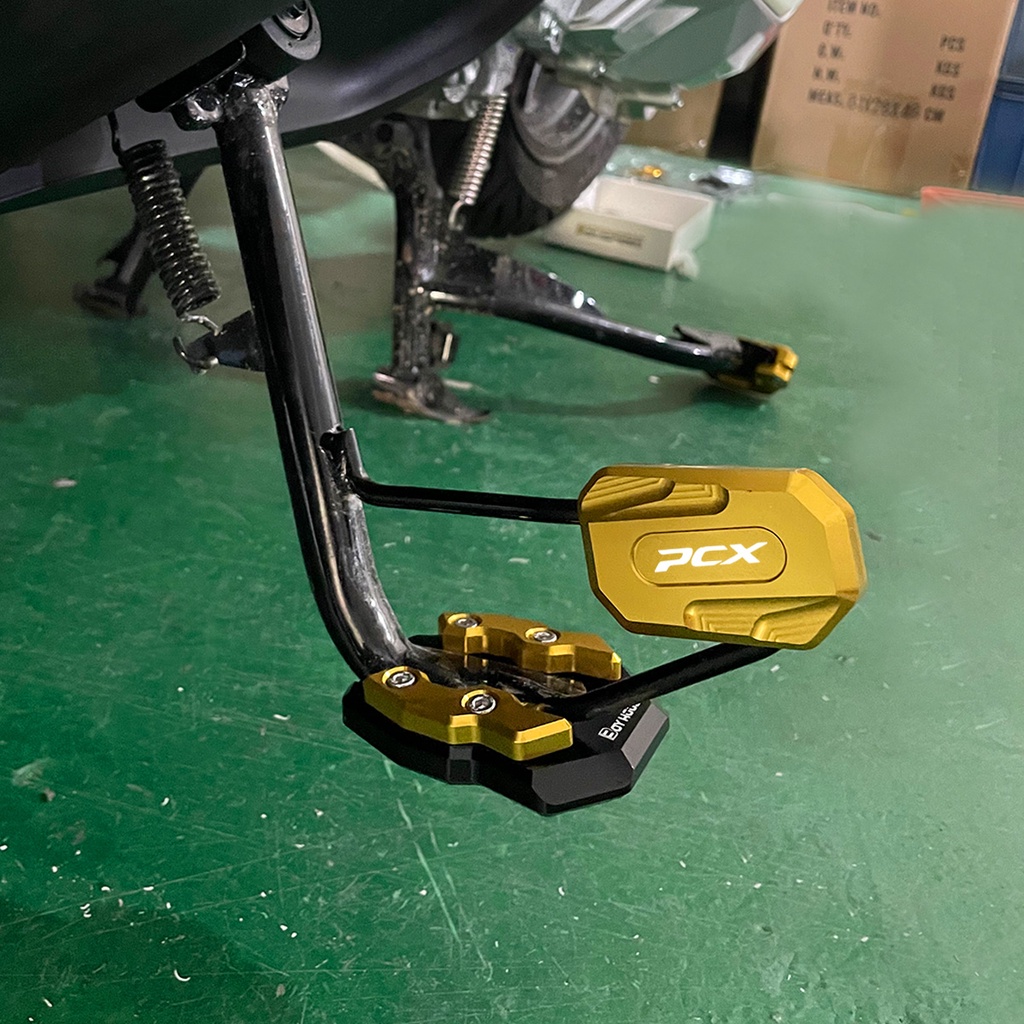 【SEMSPEED】 Motorcycle CNC Side Foot Stand Kickstand Support Plate With ...