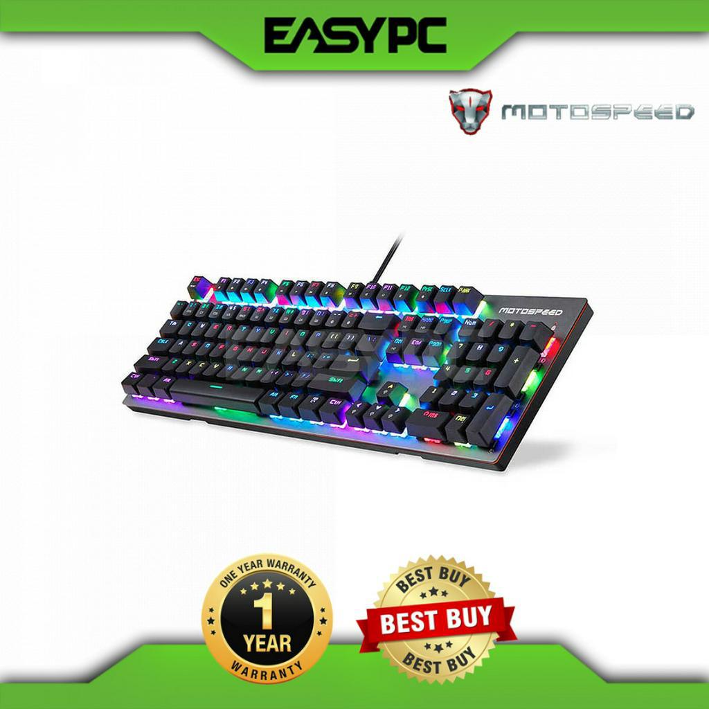 Motospeed K89/CK89 RGB Mechanical Gaming Keyboard Kailh Switch | Shopee ...