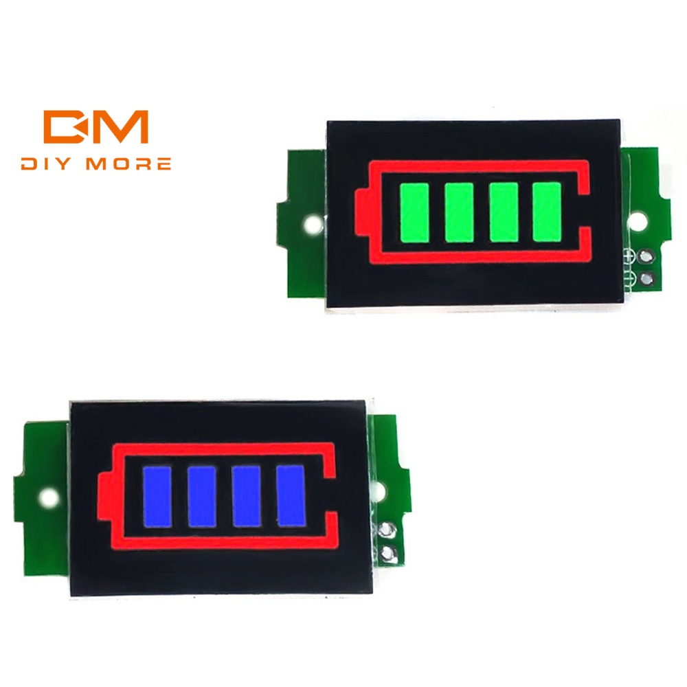 DIYMORE 1/2/3/4/6/7/8S Lithium Battery Fuel Gauge Display Module Three ...