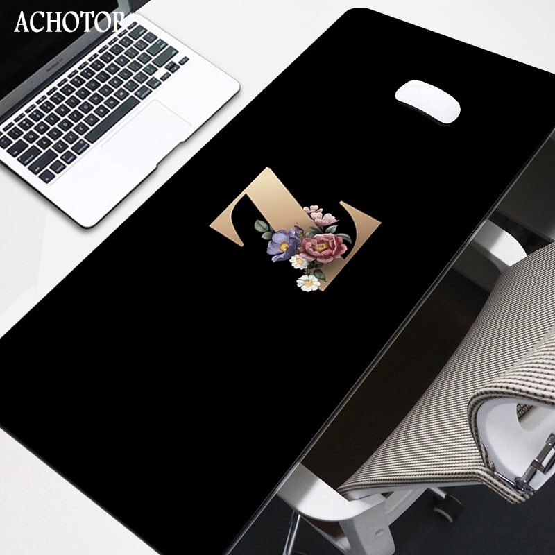 Mausepad Gaming Computer Mouse Pad Gamer XXL Mousepad Initial Name ...