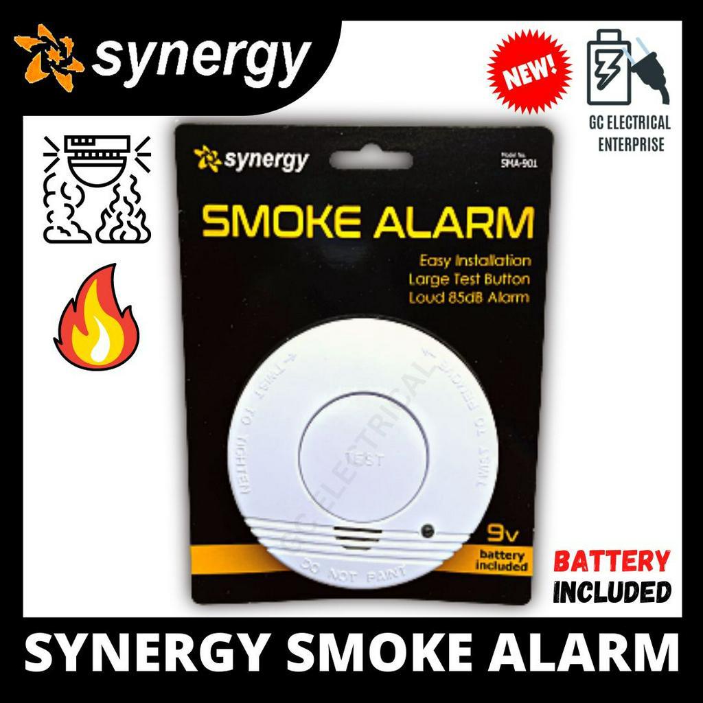 Synergy Photoelectric Smoke Alarm (SMA-901) | Shopee Philippines