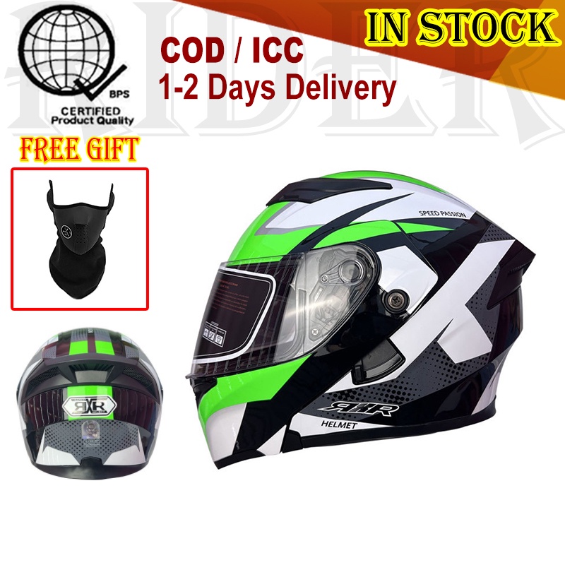 Modular Helmet Double-Sided Mirror Motorcycle Helmet Full Face Helmet ...