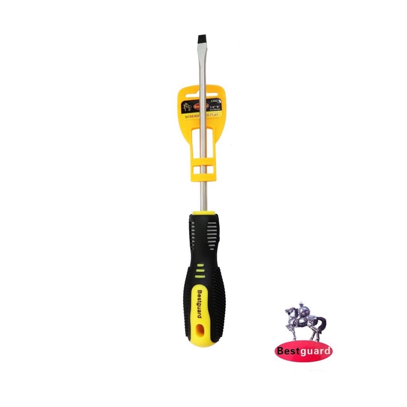 BESTGUARD C402 SCREWDRIVER FLAT 6.5*150MM | Shopee Philippines