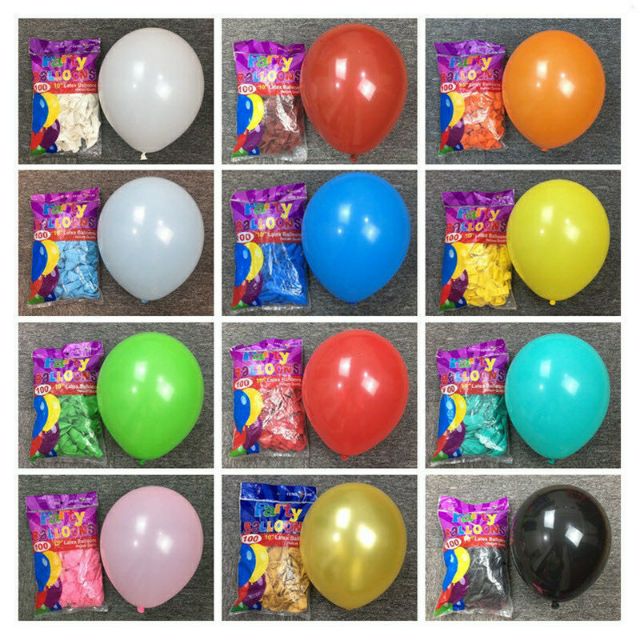 REGULAR BALLOONS 10 pcs | Shopee Philippines