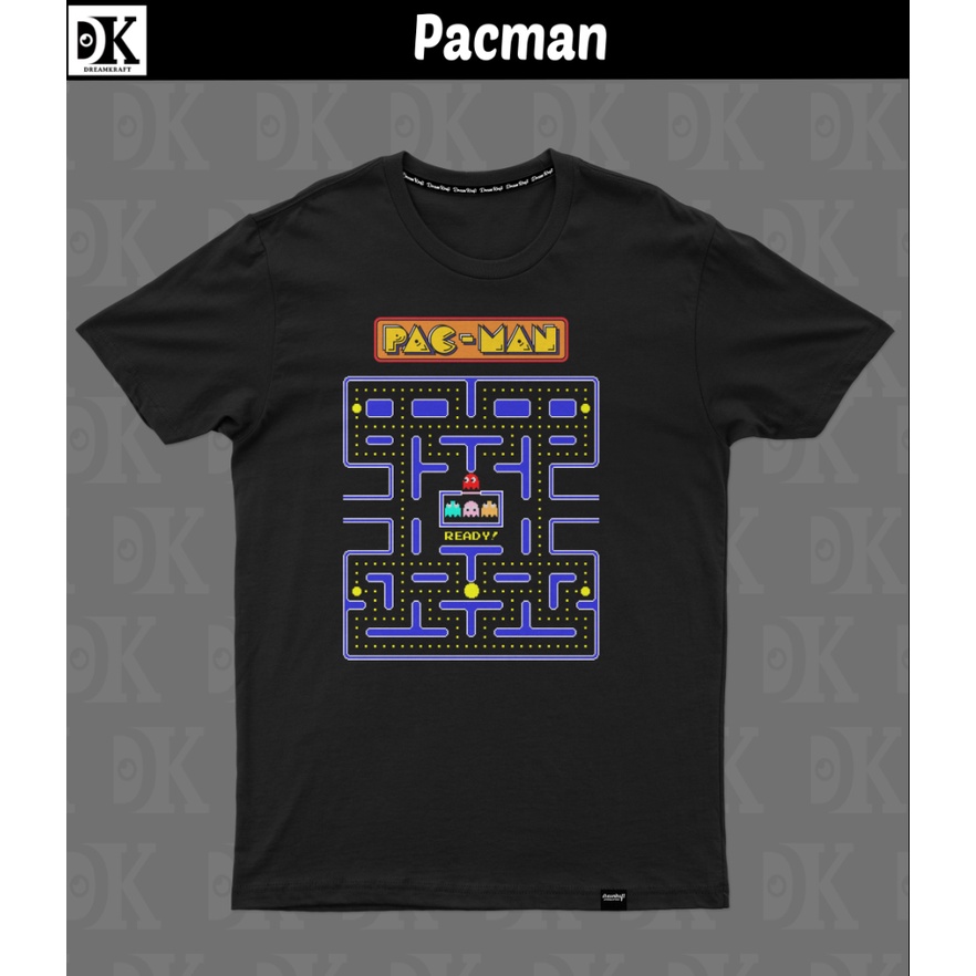 Pacman Classic Pac Man T Shirt SNES NES Retro Tee Pixel Game DreamKraft ...