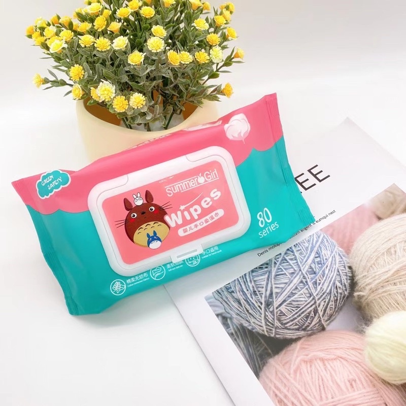 JS BABY WIPES 80pcs per pack(Non-Alcohol-wet wipes) | Shopee Philippines