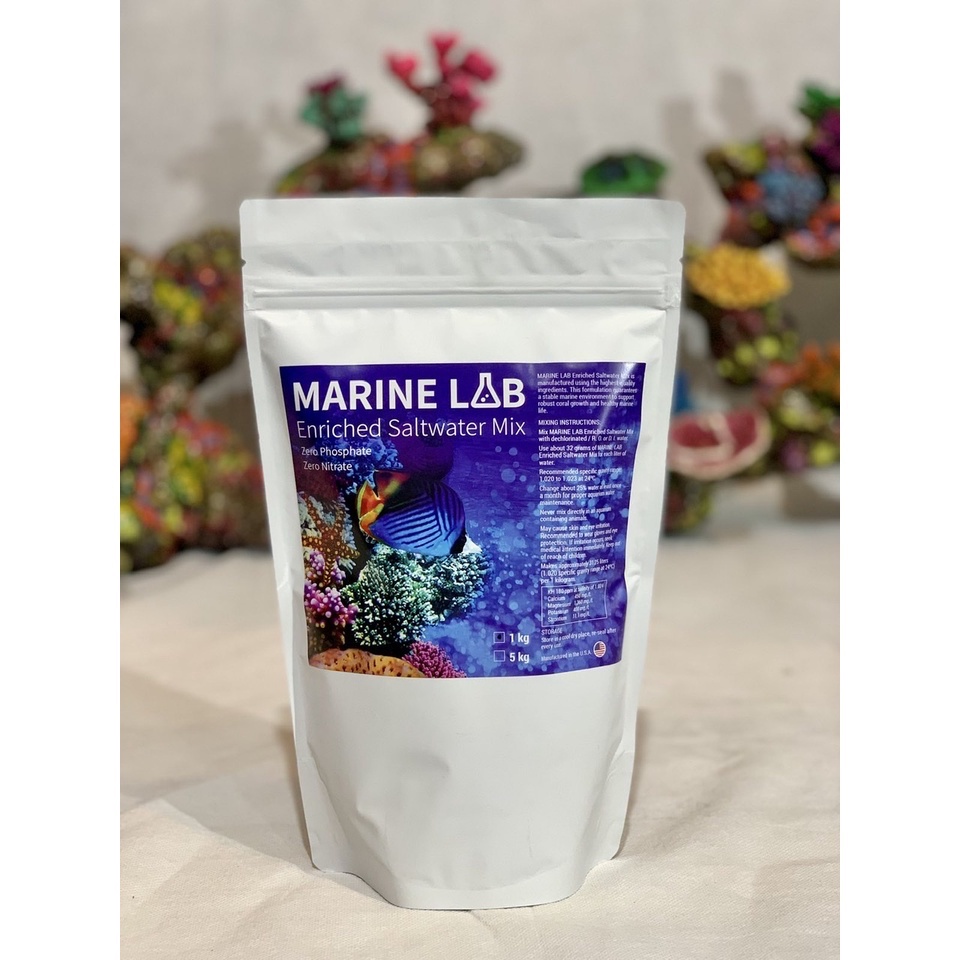 Marine Lab ENRICHED Saltwater Mix USA 1 Kg | Shopee Philippines