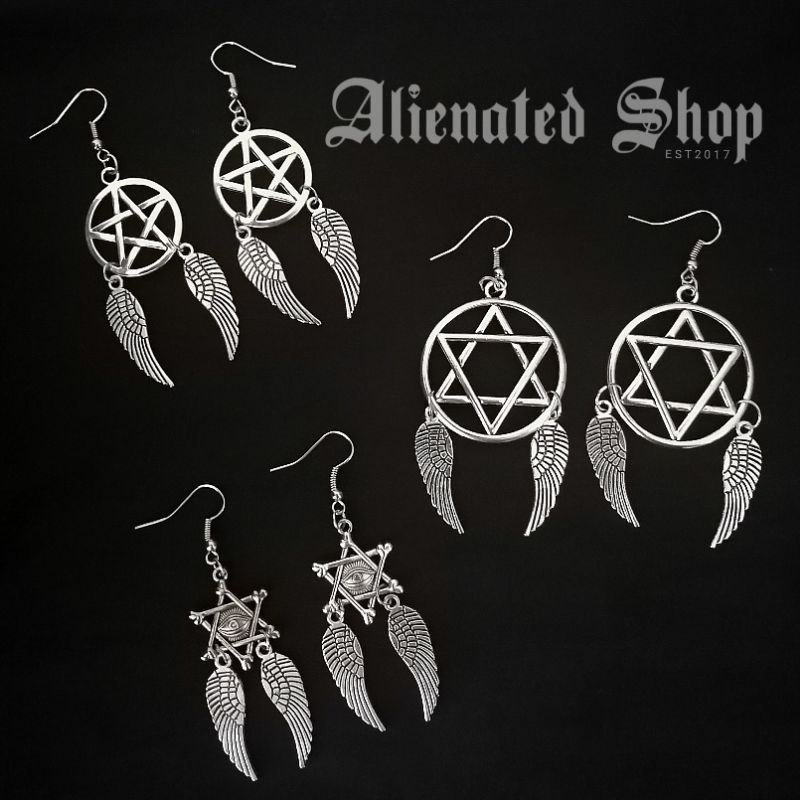 Alienated Shop | Star Pentagram Amulet Devil Eye gothic punk emo ...