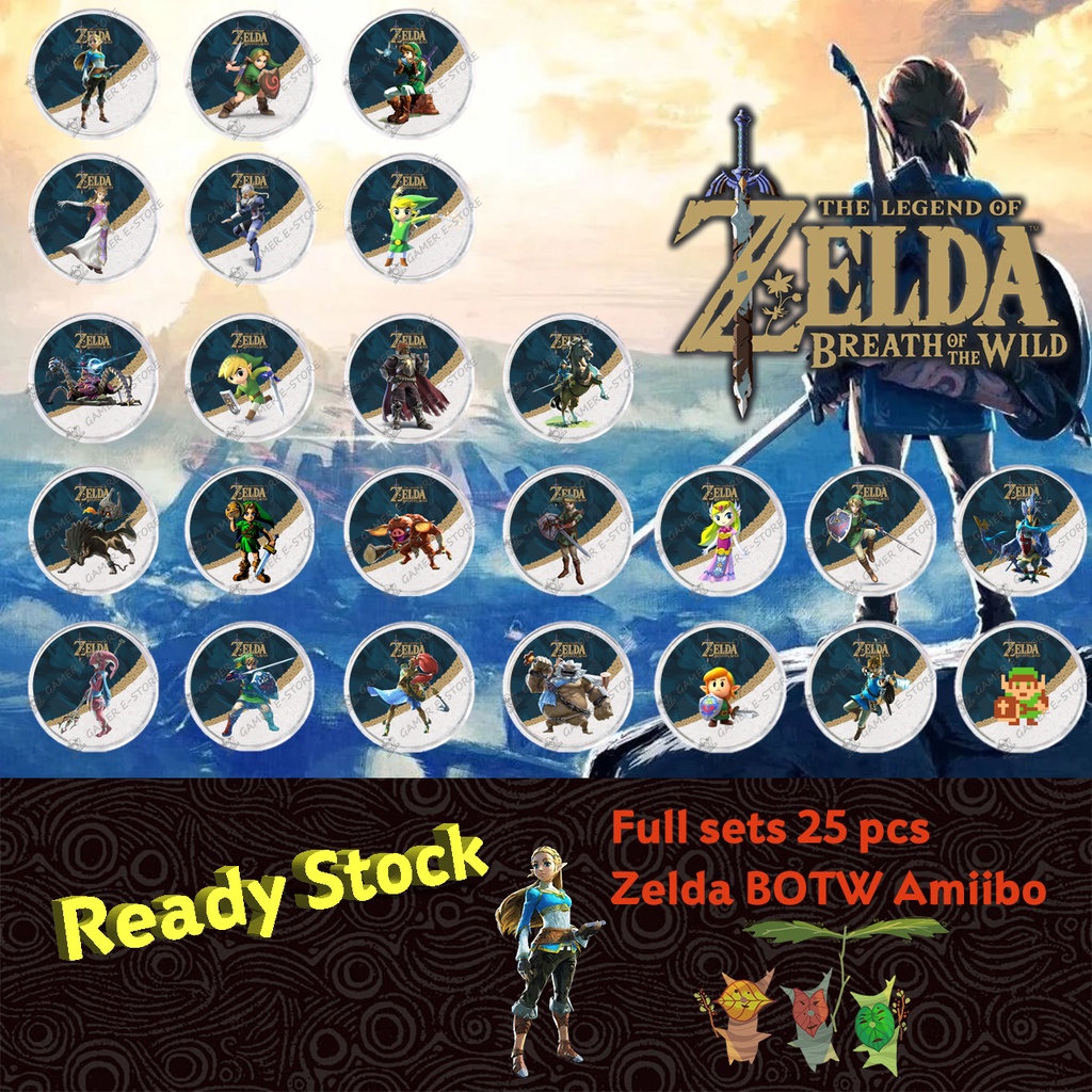 The Legend of Zelda: Breath of the Wild Amiibo-BOTW Amiibo the Legend ...