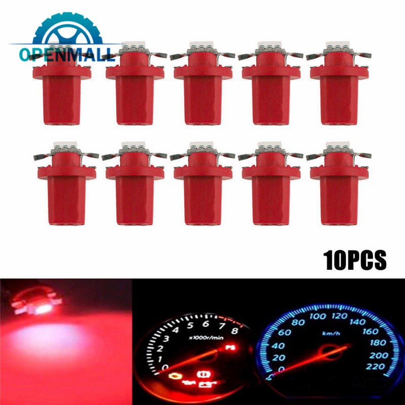 OM 10Pcs Led 1SMD T5 Lamp Car Gauge Dash Bulb Dashboard Light Wedge ... OM 10Pcs Led 1SMD T5 Lamp Car Gauge Dash Bulb Dashboard Light Wedge ...
