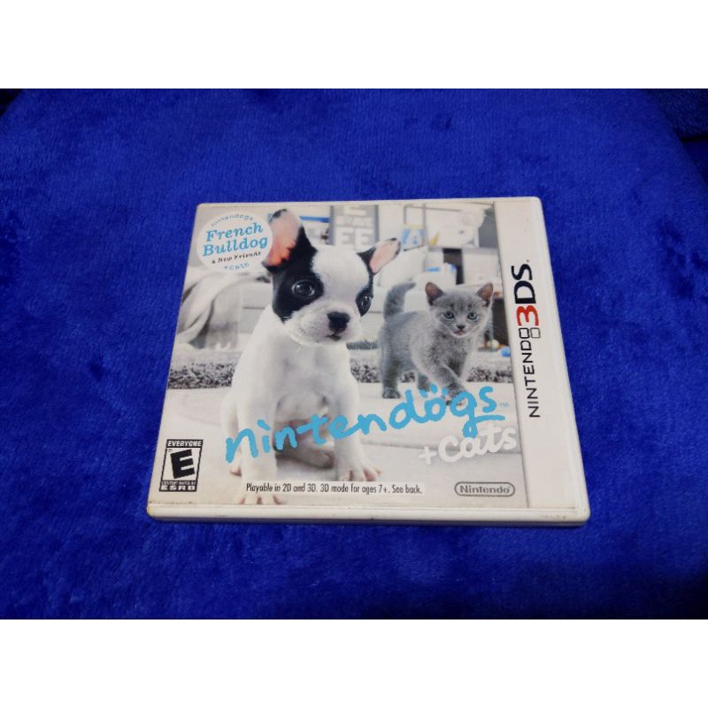 Nintendogs + Cats: French Bulldog and Friends-3DS-US-Game Complete-Good ...