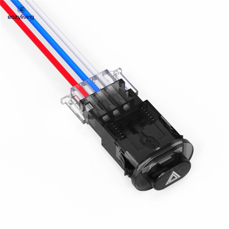 EAZYLIVING Motorcycle Light Switch Double Hazard Warning Flasher ...