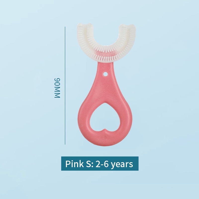 Baby Toothbrush U-Shape Toothbrush Mousse Foam Toothpaste Cup Kids ...
