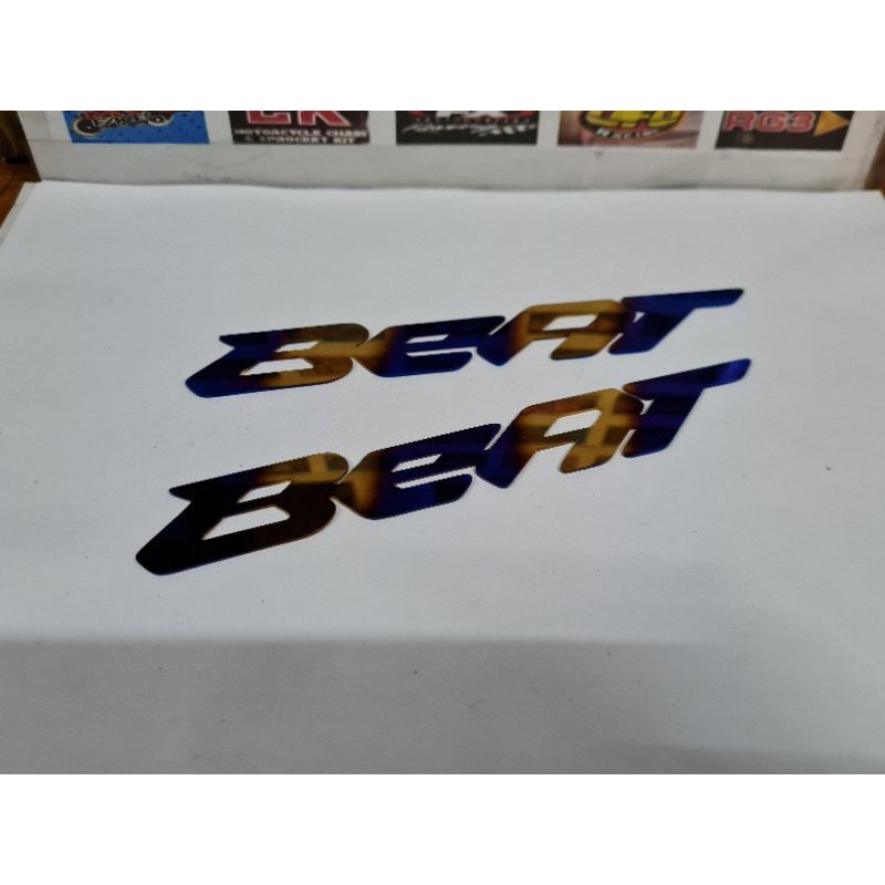 Emblem Titanium Honda Beat | Shopee Philippines