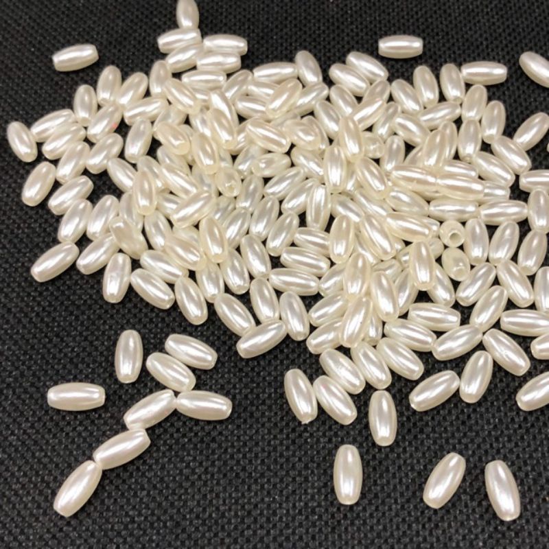 Rice Pearl Beads for Accessories (100pcs) | Shopee Philippines
