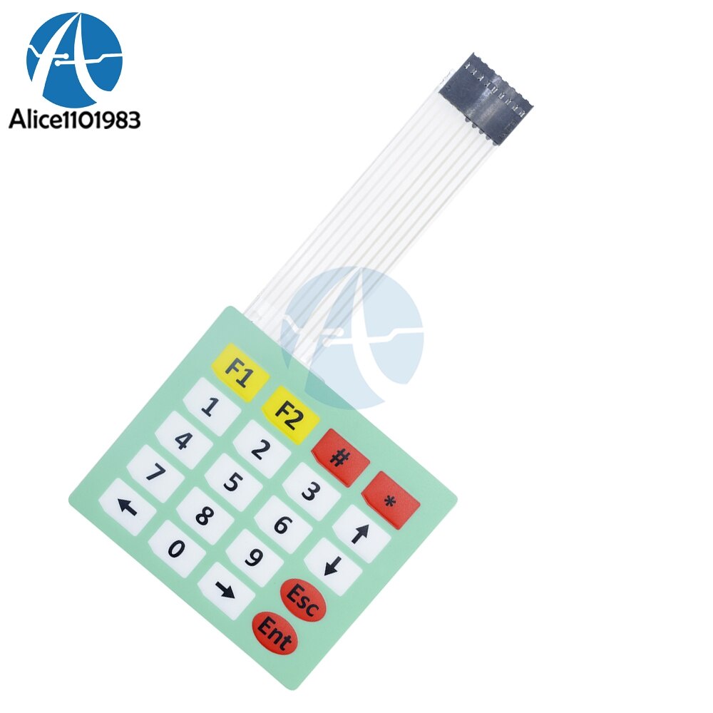 Matrix Array Matrix Keyboard Key Membrane Led Switch Keypad Module For Arduino Matrix Keyboard