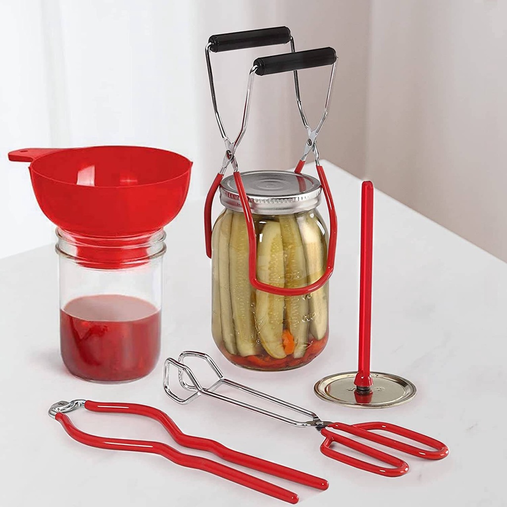 6 Piece Canning Kit Canning Supplies Set, Stainless Steel Kitchen Tool ...