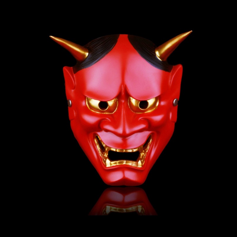 Japanese RHG Hannya Halloween Masquerade Cospaly Party Horror Ghost ...