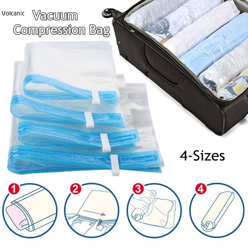 1Pc 4-Sizes Multipurpose Foldable Transparent Hand Rolling Vacuum ...