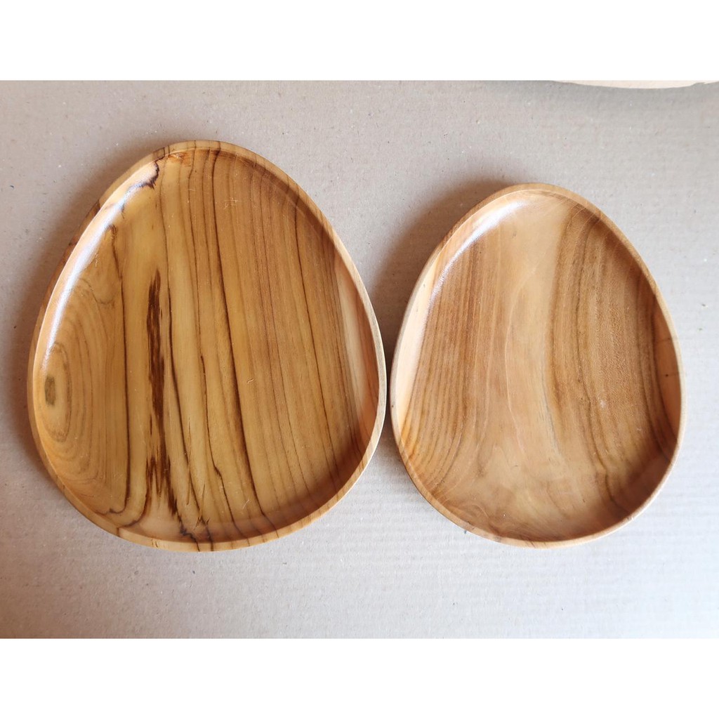 Teak Wood Oval Plate | Shopee Philippines