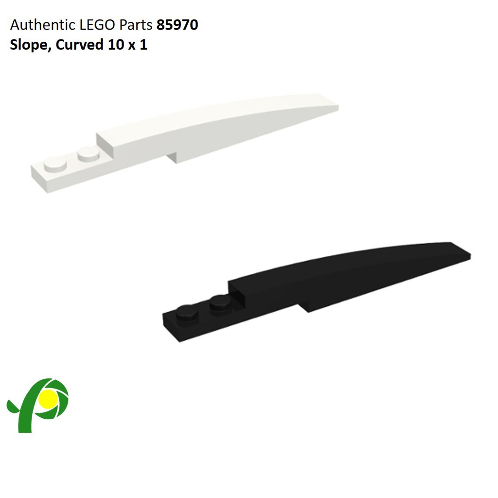 LEGO Parts 85970 Slope Curved 10x1 | Shopee Philippines