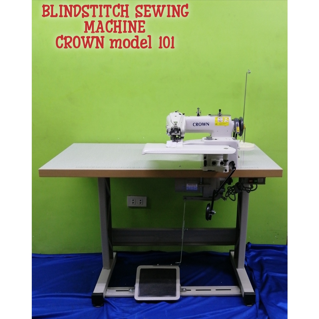 MACHINE/CROWN MODEL 101 BLINDSTITCH INDUSTRIAL SEWING MACHINE (BRAND ...