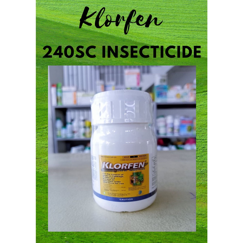 KLORFEN 240SC Insecticide 120ml, 250ml | Shopee Philippines