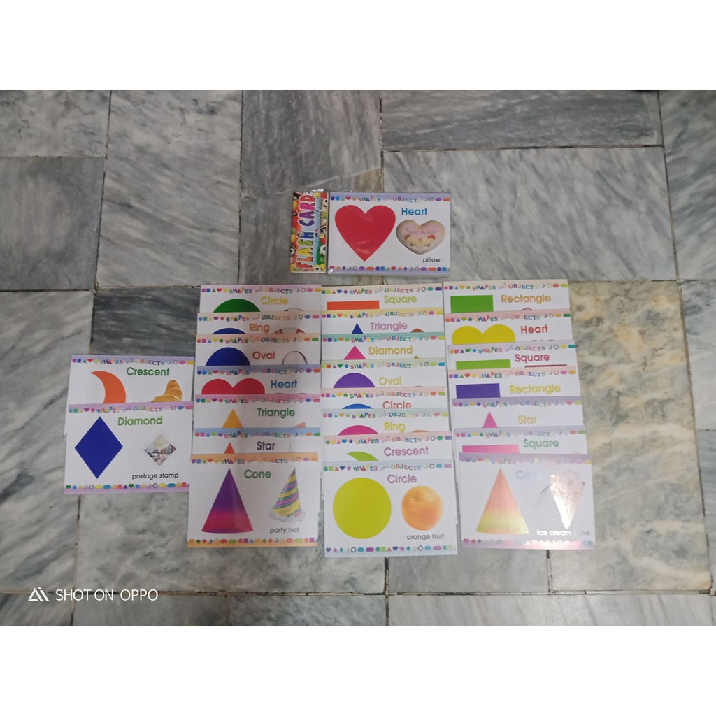 3GC Shapes & Colors Flashcards: Early Learning Fun | Shopee Philippines