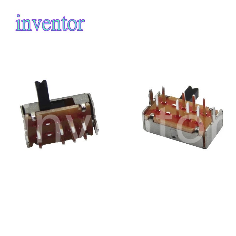 10Pcs SK23D07 8 Pin PCB 3 Position 2P3T DP3T Miniature Slide Switch Side Knob SK23D07VG4 Handle ...