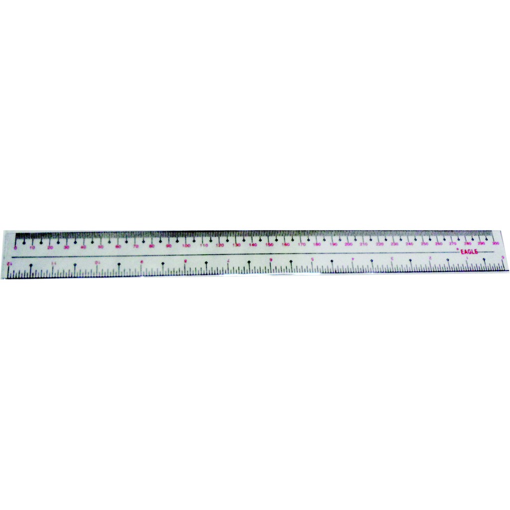 Transparent Plastic Ruler - Flexible Ruler - 12 inches - Sold per pc ...