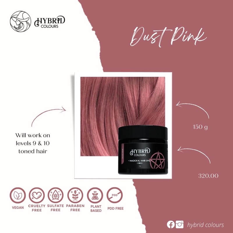 Dust Pink / Hybrid Colours | Shopee Philippines