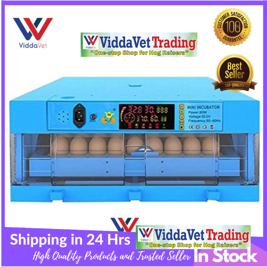 Viddavet Phil 256 Eggs Incubator with Automatic Egg Turning and ...