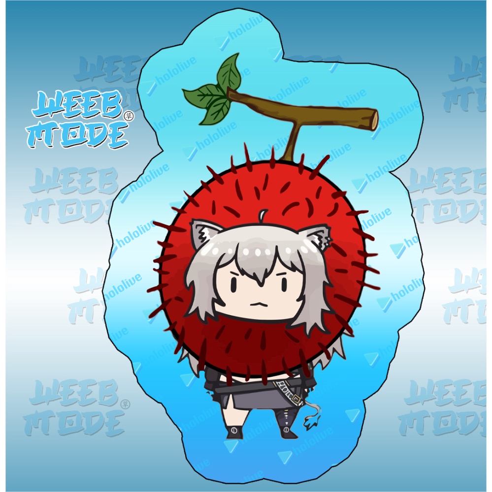 Shishiro Botan La La Lion Poi Fruit Hololive Chibi Vtuber Character ...