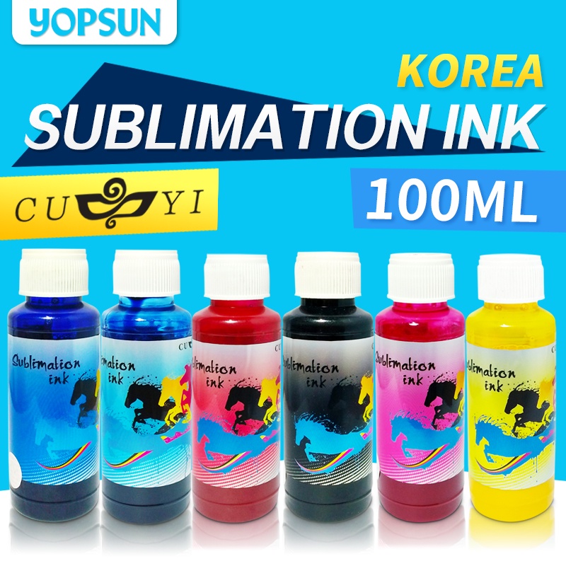 Korea Sublimation Ink 100ML Cuyi Brand ( Anti-Clogged ) | Shopee ...