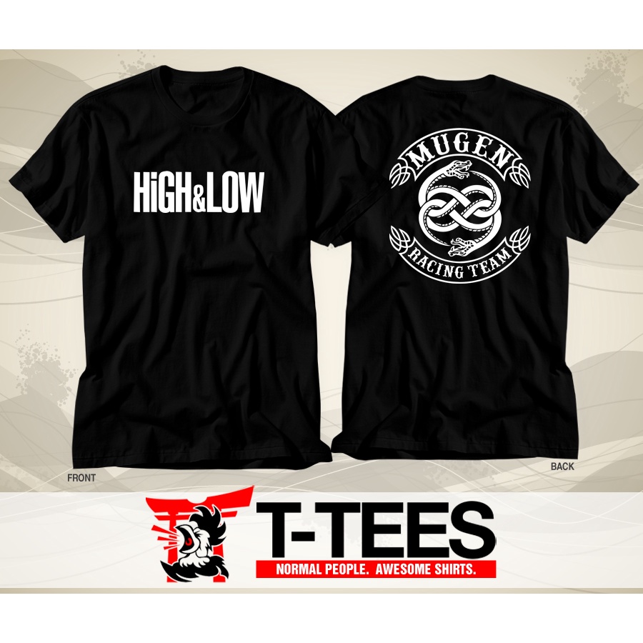 T-TEES - High & Low - Mugen Racing Team - Netflix | Shopee Philippines