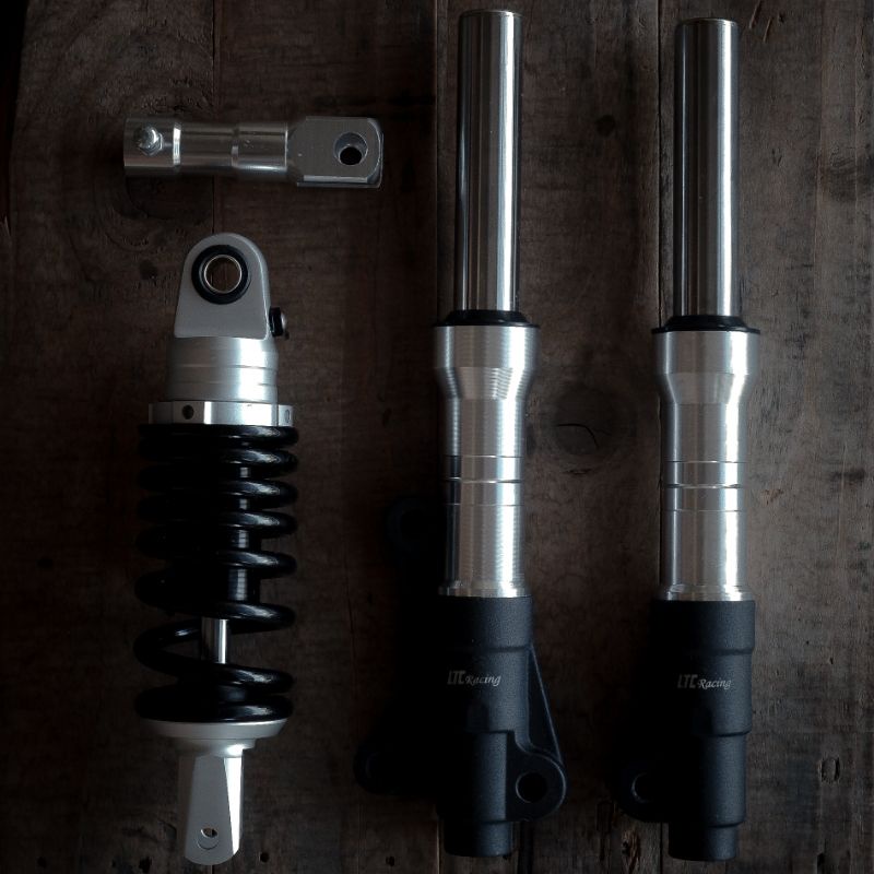 TABASKO stance shock set without canister front rear for mio sporty m3 ...