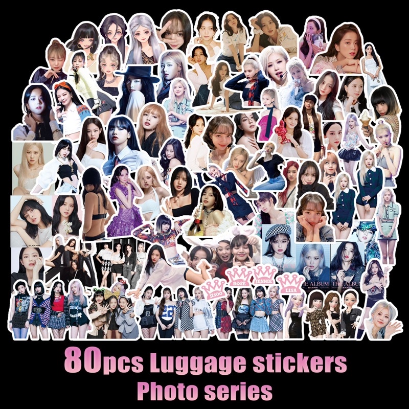 BLACK PINK Die Cut Sticker(80pcs) | Shopee Philippines
