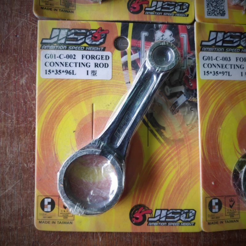 Jiso LHK Forged Connecting Rod Mio Sporty Amore Fino Nouvo Stock/1.5/2. ...