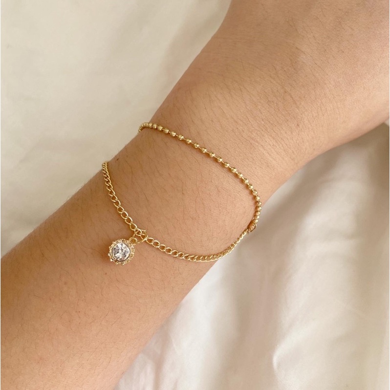 Ark.co - ALEXA double bracelet gem bracelet | Shopee Philippines