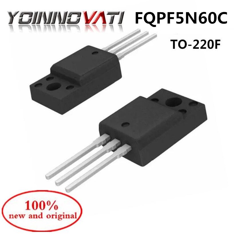 FQPF5N60C 5N60 TO-220F MOS FET 5A 600V 100% new and original | Shopee ...