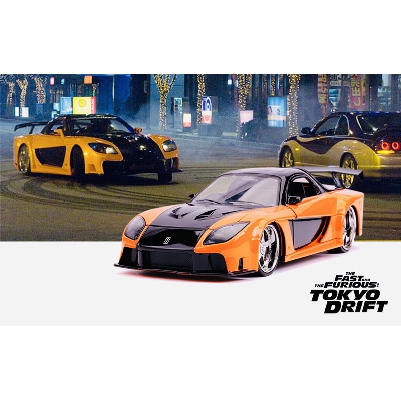 Jada Toys 1/24 Fast & Furious Han’s Mazda RX-7 Diecast Car (Tokyo Drift) | Shopee Philippines